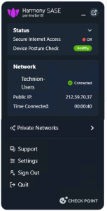SASE Windows - Division of Computing and Information Systems